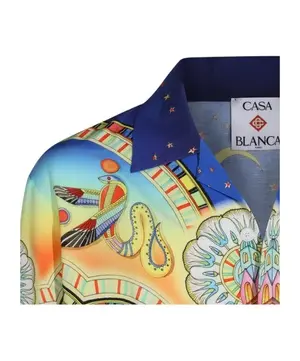 Casablanca Printed Long-sleeve Shirt