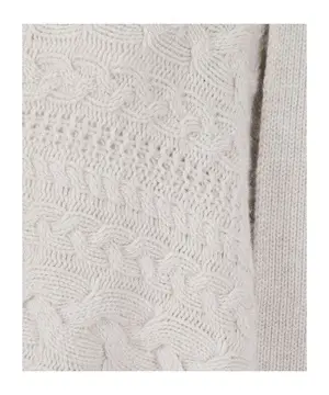 Ermanno Scervino Cable Knit Cape
