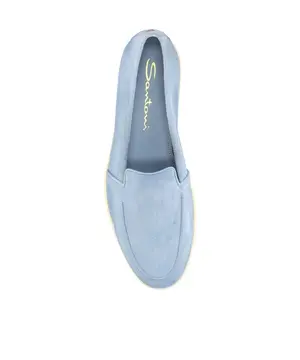 Santoni Slip-on Flat Shoes - Blue