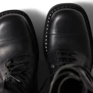 Miu Miu Leather Boots - Black