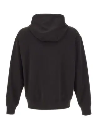 Iceberg Zip-up Logo Hoodie - Black