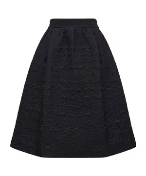 Moncler Leaf-quilted Padded A-line Skirt - No