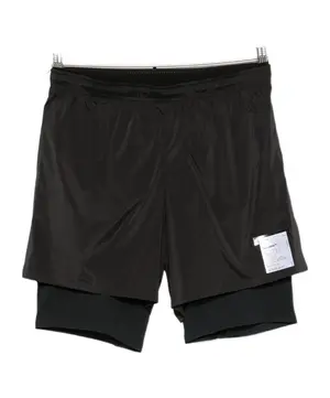 Satisfy Layered Logo-print Shorts