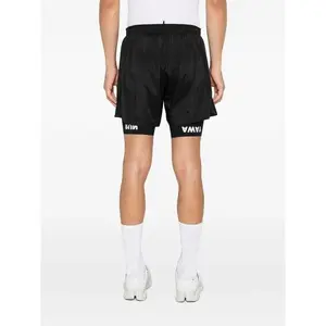 Satisfy Layered Logo-print Shorts