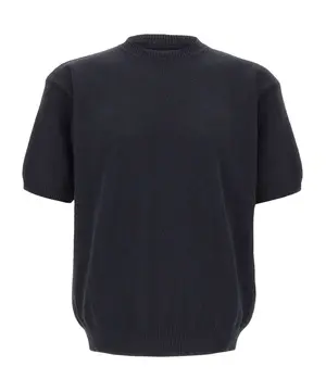 Herno Crew-neck Knit Top - Black