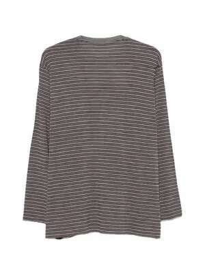 Auralee Striped Long-sleeve T-shirt