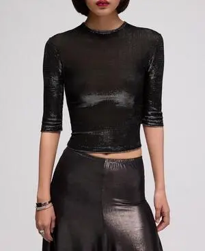 Gucci Jersey Top With Iridescent Effect