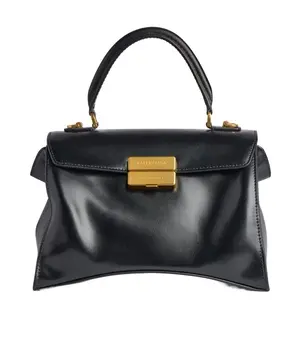 Balenciaga Hourglass Avenue Small Handbag - Black