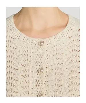 FRAME Herringbone Knit Cardigan