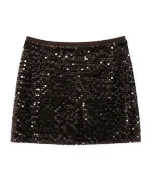 ROBERTO COLLINA Sequin-embellished Mini Skirt - Black