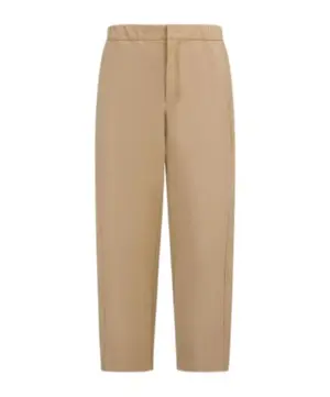 Herno Logo Casual Pants - Light Brown