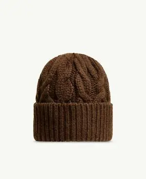 Moncler Cable-knit Beanie Hat