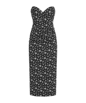 Dolce & Gabbana Floral-print Charmeuse Dress