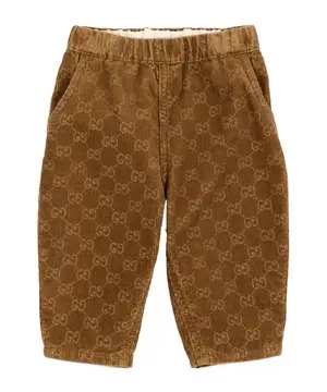 Gucci Gg Corduroy Trousers - Brown