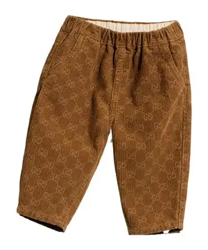 Gucci Gg Corduroy Trousers - Brown