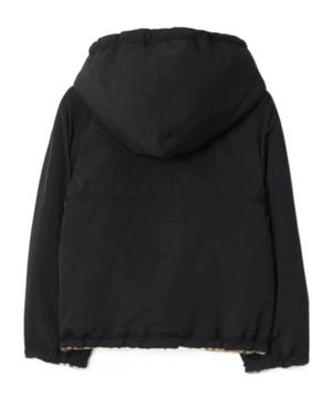 Burberry Reversible Check Fleece Hooded Jacket