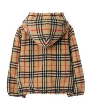 Burberry Reversible Check Fleece Hooded Jacket