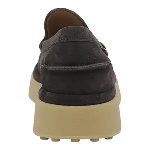 TOD'S Logo-plaque Slip-on Loafers - Brown