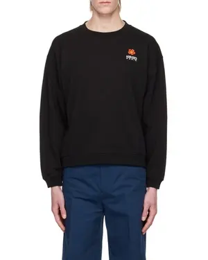 Kenzo Logo-embroidered Crewneck Sweatshirt
