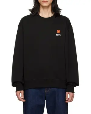 Kenzo Logo-embroidered Crewneck Sweatshirt