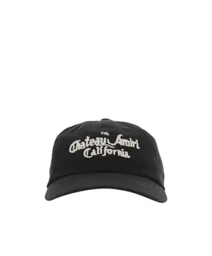 Amiri Logo Embroidered Hat - Black