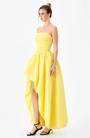 BARIANO Clover Strapless Balloon Hi Lo