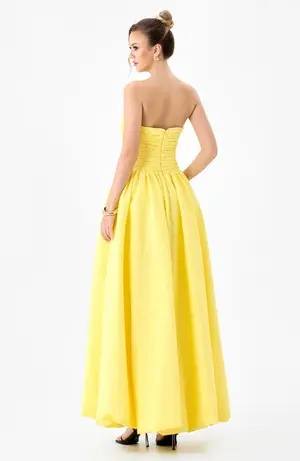 BARIANO Clover Strapless Balloon Hi Lo