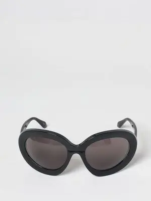 Alaïa Rounded Acetate Shield Sunglasses
