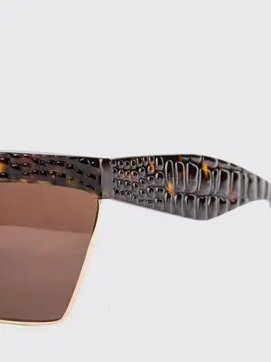 Alaïa Rectangular Acetate Sunglasses With Croc-effect Pattern - Black