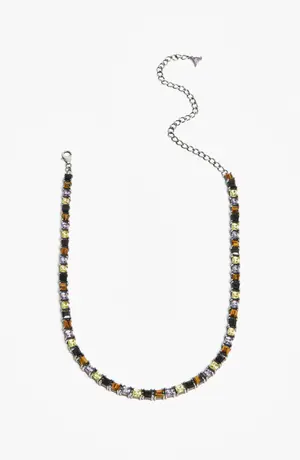 VESPER OBSCURA Punk Rocks Tennis Necklace - Brown