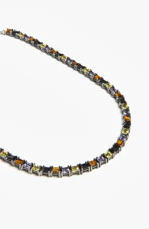 VESPER OBSCURA Punk Rocks Tennis Necklace
