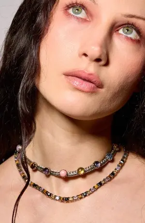 VESPER OBSCURA Punk Rocks Tennis Necklace