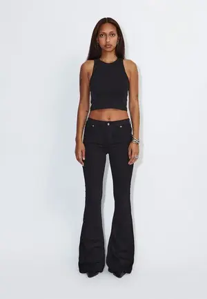 DR DENIM Macy Mid Flare Jeans