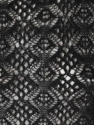 ERMANNO FIRENZE Openwork Knit Viscose Top With Crew Neck