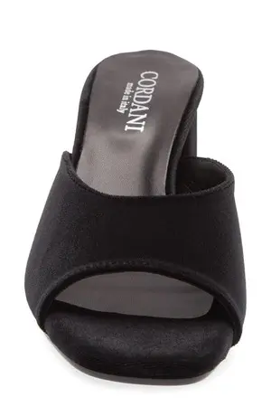 Cordani Idris Slide Sandal - Velluto Nero