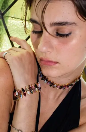 VESPER OBSCURA Punk Rocks Double Mini Fang Bracelet