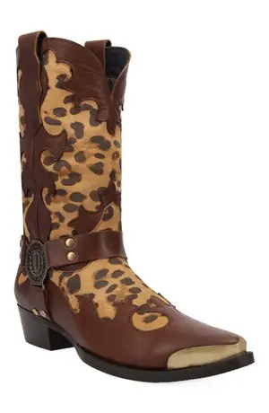 DINGO Desperado Western Boot - Leopard