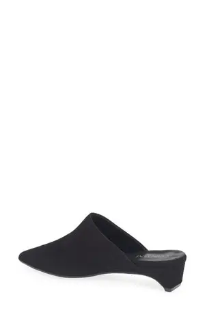 Cordani Rowan Suede Kitten Heel Mule - Nero