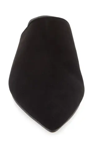 Cordani Rowan Suede Kitten Heel Mule - Nero
