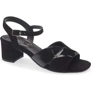 Cordani Ilsa Block Heel Sandal - Black Suede