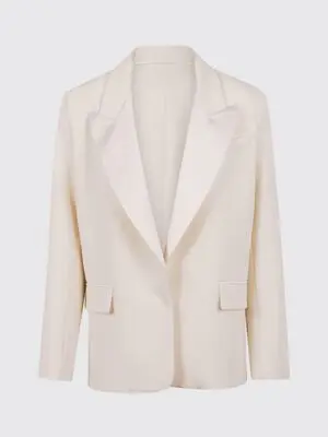 Federica Tosi Single-breasted Cropped Crêpe Blazer With Concealed Closure - Milk