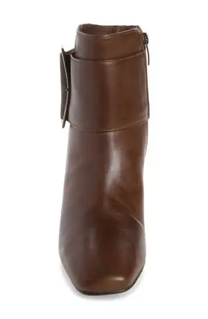 CHOCOLAT BLU Darsie Leather Bootie - Brown Leather