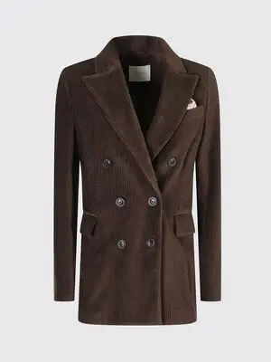 CIRCOLO 1901 Double-breasted Corduroy Blazer With Flap Pockets