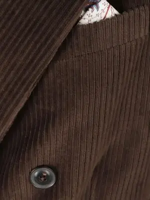 CIRCOLO 1901 Double-breasted Corduroy Blazer With Flap Pockets