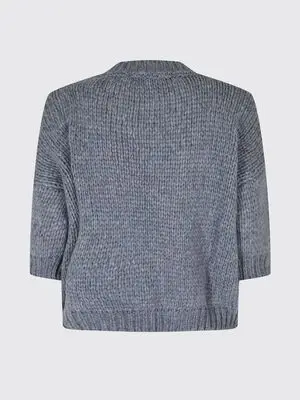 ROBERTO COLLINA Short-sleeved Alpaca Wool Crewneck Jumper