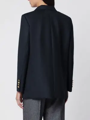 BLAZÉ MILANO Double-breasted Blazer In Pure Virgin Wool With Welt Pockets