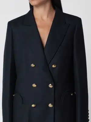 BLAZÉ MILANO Double-breasted Blazer In Pure Virgin Wool With Welt Pockets