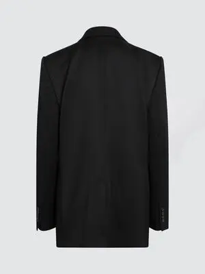 Dolce & Gabbana Single-breasted Cropped Blazer In Viscose Blend With Lapels