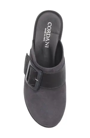 Cordani Camryn Buckle Platform Clog - Grigio Suede