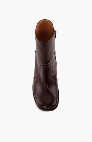 Chie Mihara Talena Patent Leather Ankle Boots - Grape